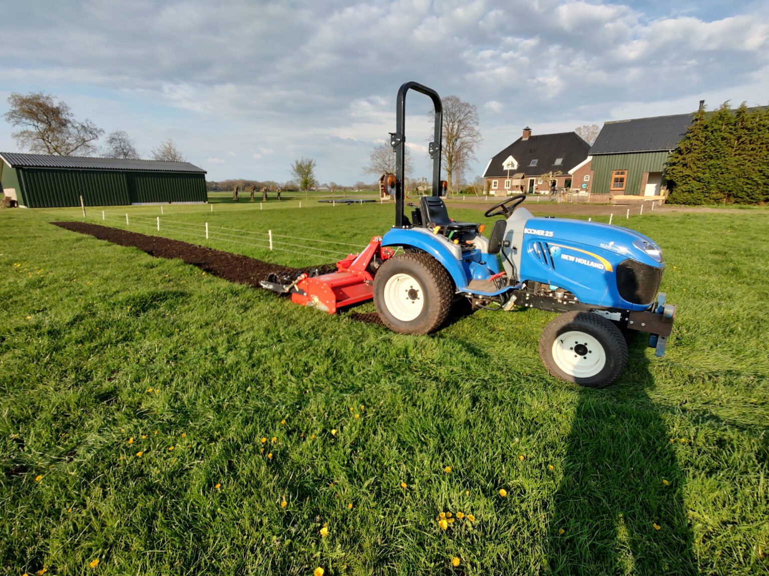 Boxer overtop frees - Kortier Mechanisatie